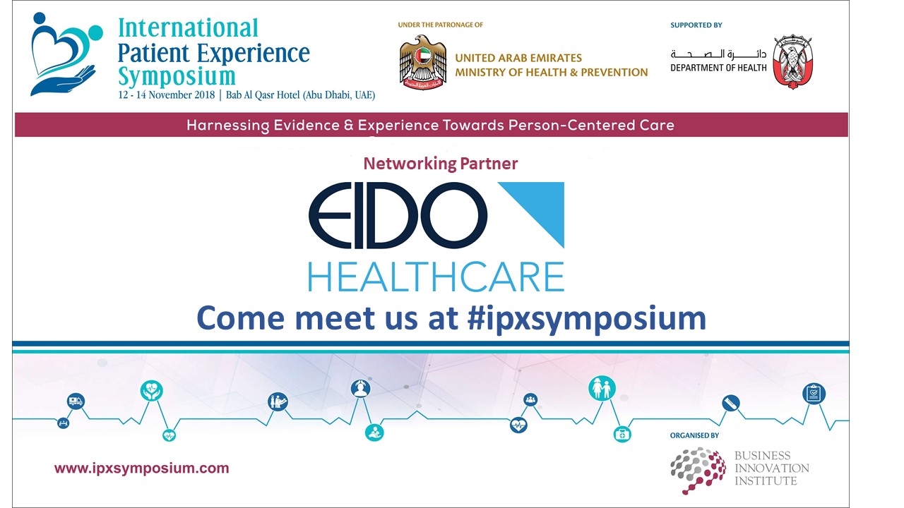 EIDO Healthcare to attend the first International Patient Experience ...